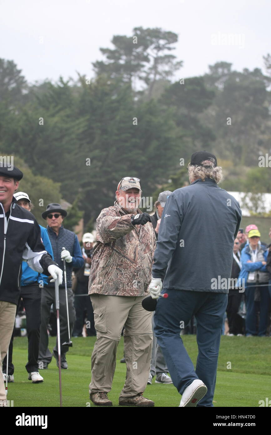 Pebble Beach, California, USA. 8th Feb, 2017. Toby Keith and Larry the ...