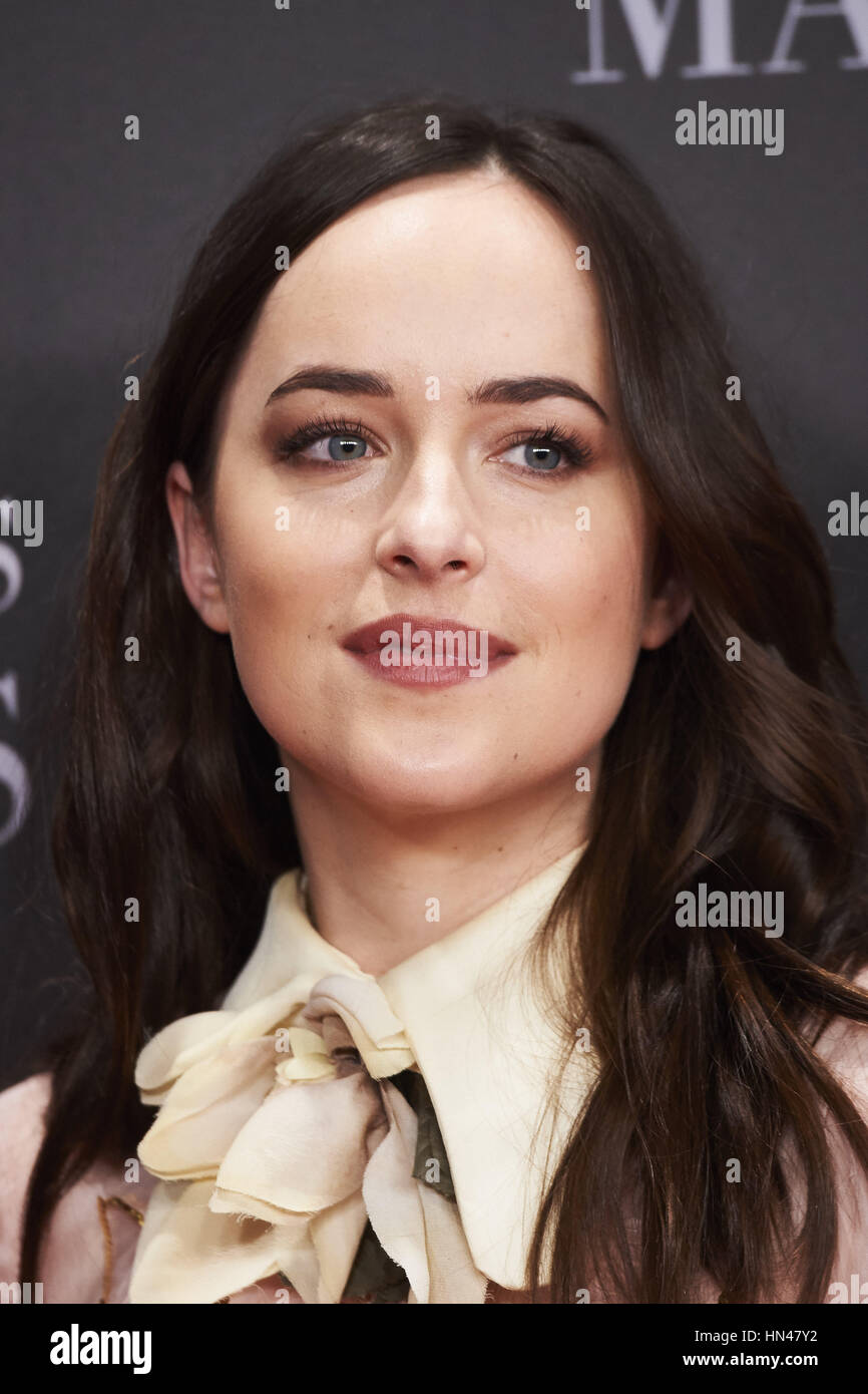 Madrid, Madrid, Spain. 8th Feb, 2017. Dakota Johnson attends the ...