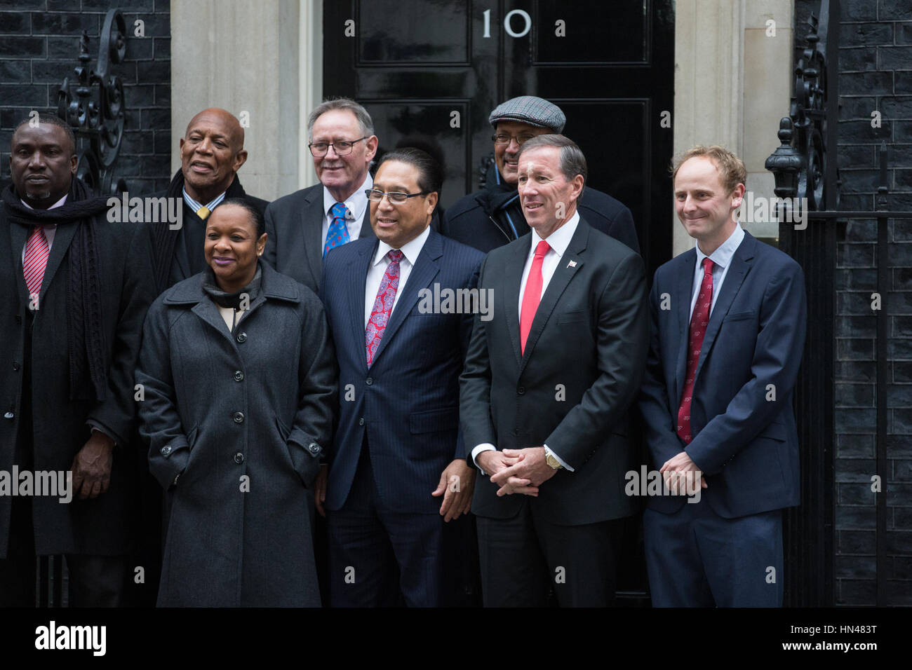 London, UK. 8th February, 2017. Leaders and representatives of the UK's ...