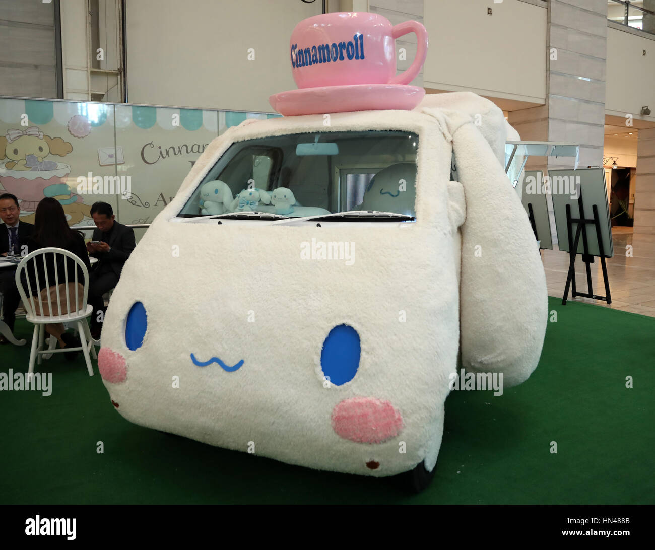 Tokyo, Japan. 8th Feb, 2017. Japan's character giant Sanrio displays ...