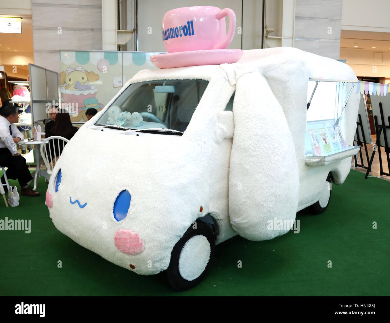 Tokyo, Japan. 8th Feb, 2017. Japan's character giant Sanrio displays ...