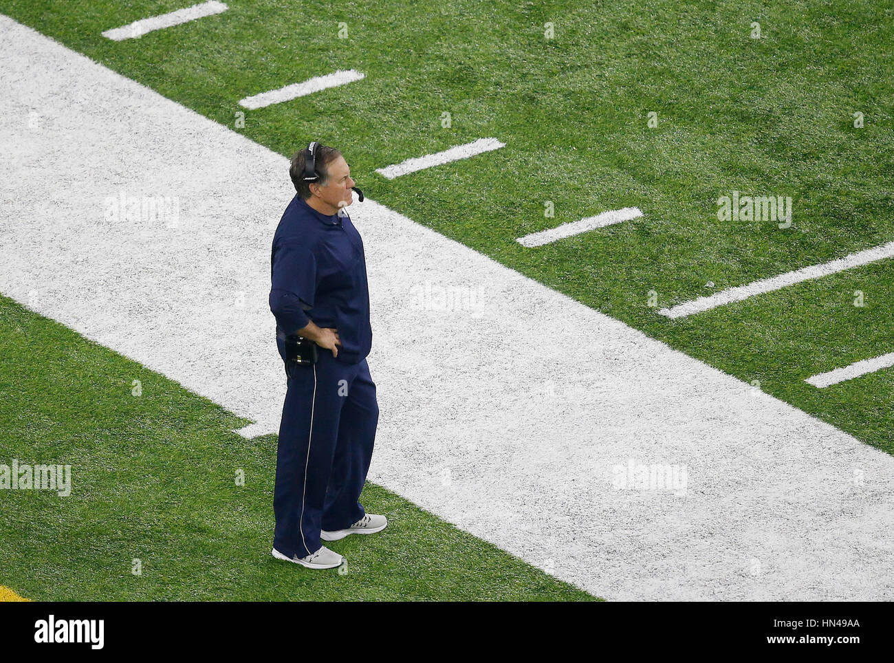 Bill belichick super bowl falcons hi-res stock photography and images ...