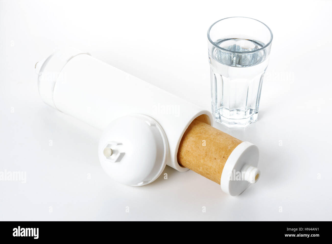 inside of white cartridge for water filtration Stock Photo - Alamy