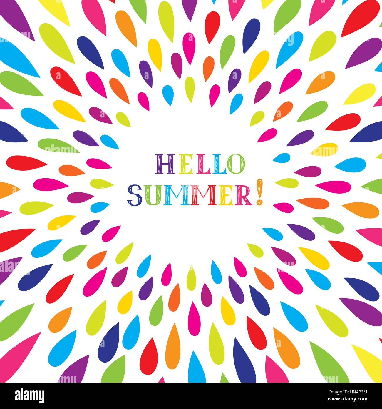 Hello summer background Stock Vector Image & Art - Alamy