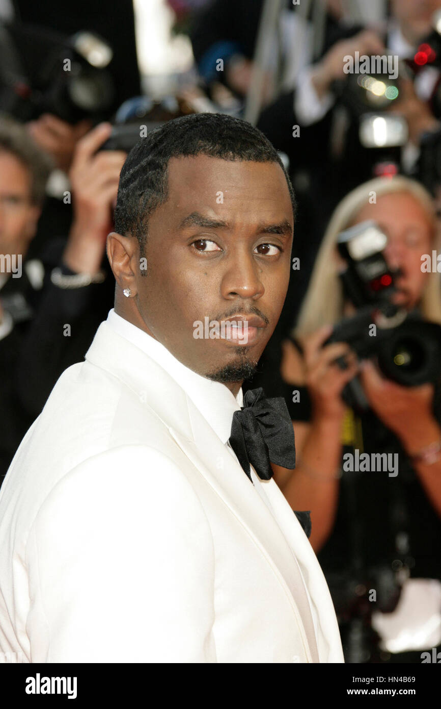 Sean P Diddy Combs arrives at Palais des Festivals for the premiere of ...