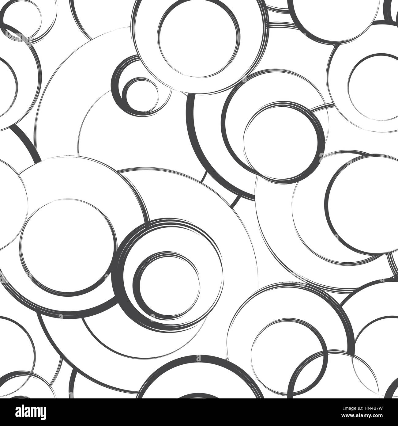 Abstract geometric seamless pattern. Bubble ornamental background ...
