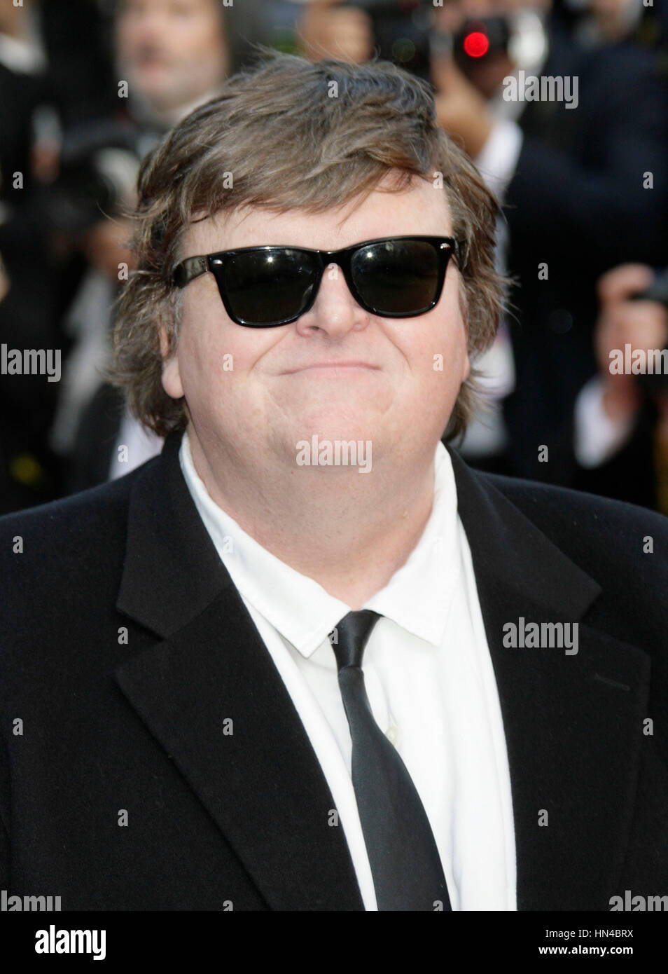 Michael Moore arrives at the Indiana Jones and The Kingdom of The ...