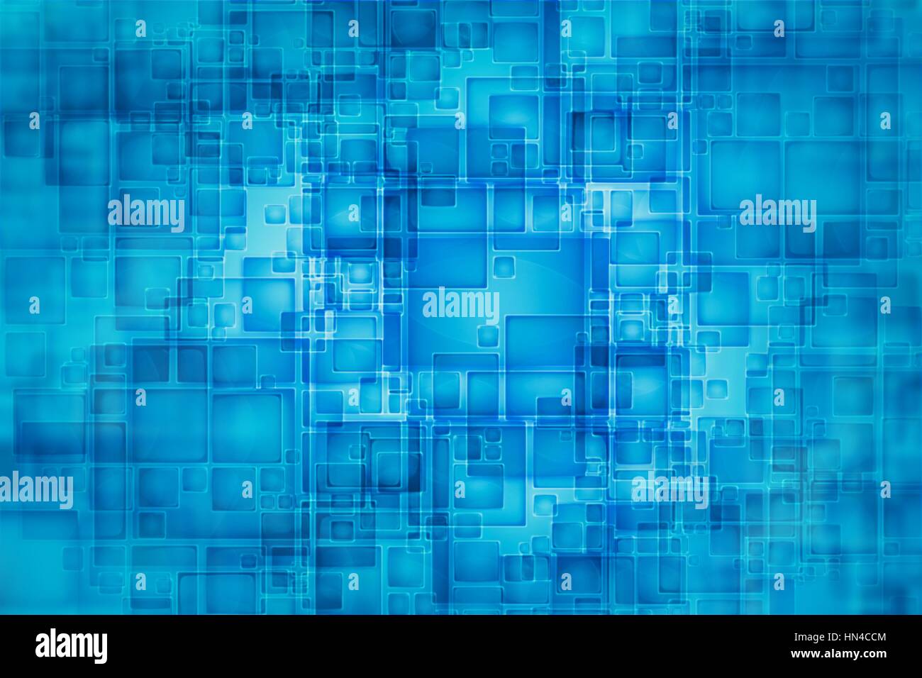 Blue Abstract Technology Square Background Illustration Stock Photo - Alamy