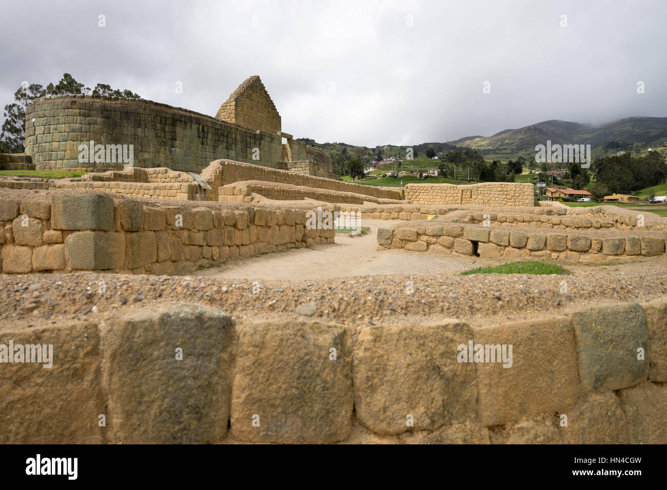 the largest archaeological ruin of Ecuador is Incapirca Stock Photo - Alamy