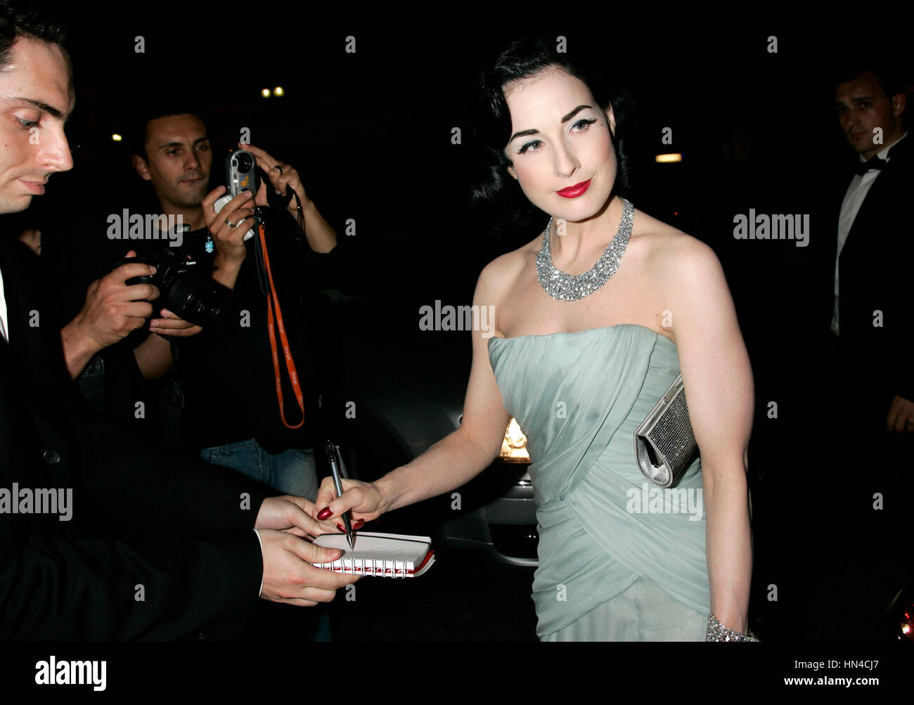 Dita Von Teese at the Ocean's 13 party in Cannes, France, on May 24 ...