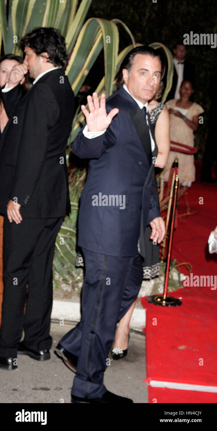 Andy Garcia at the Ocean's 13 party in Cannes, France, on May 24, 2007 ...