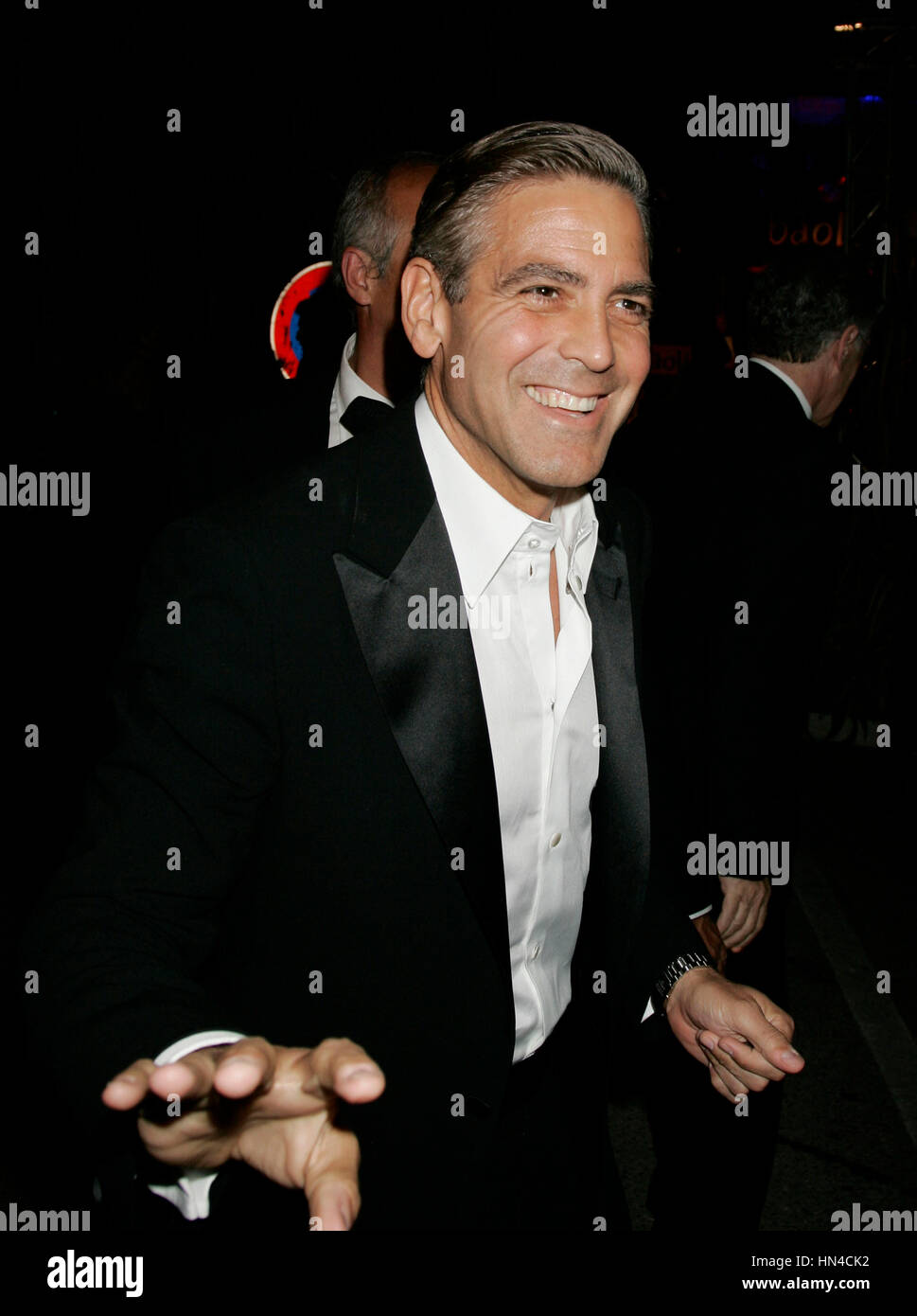 George Clooney at the Ocean's 13 party in Cannes, France, on May 24 ...