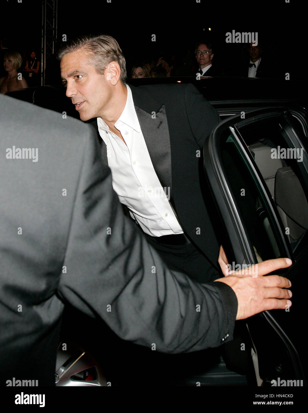 George Clooney at the Ocean's 13 party in Cannes, France, on May 24 ...