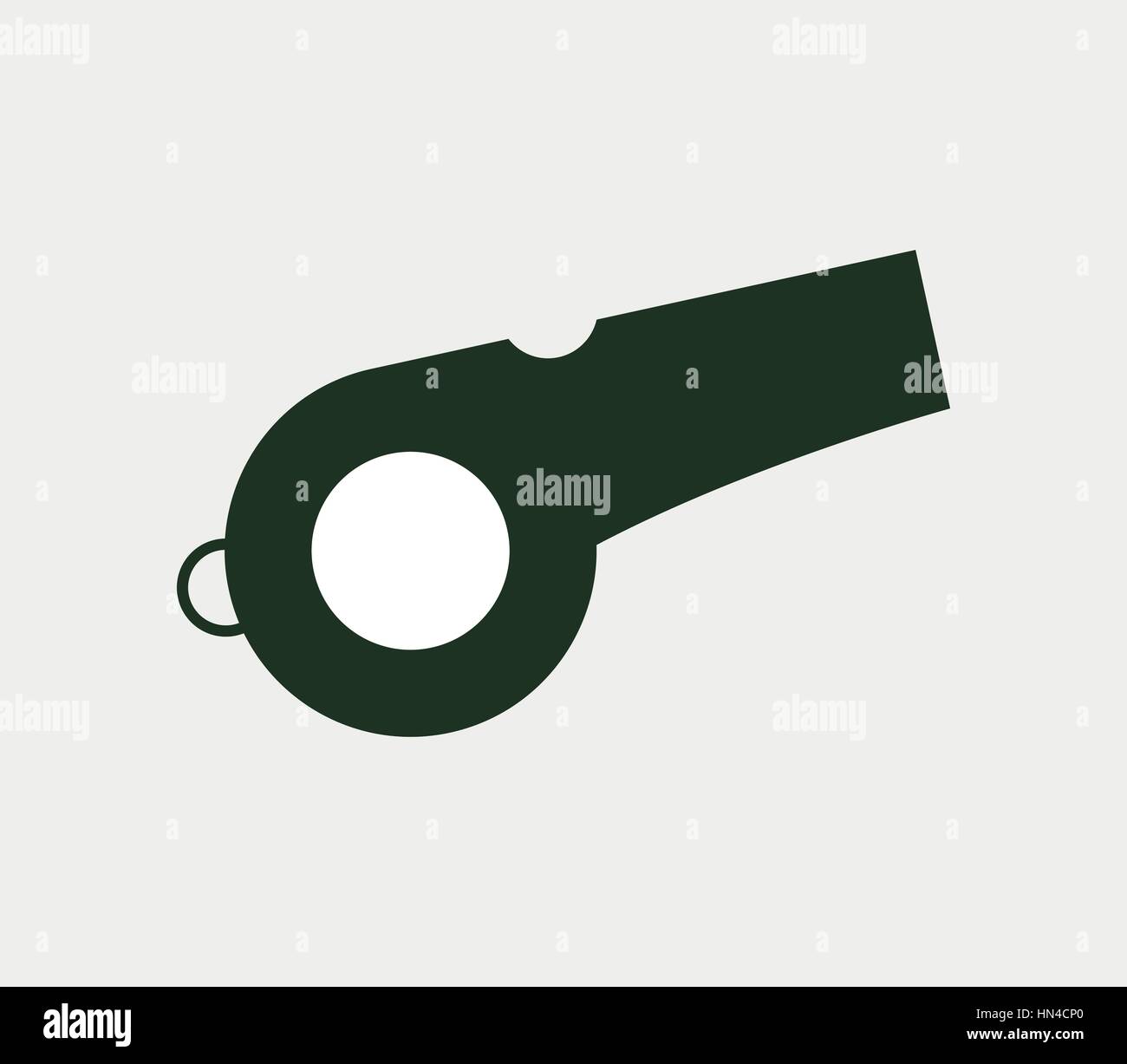 whistle icon illustrated in vector on white background Stock Vector ...