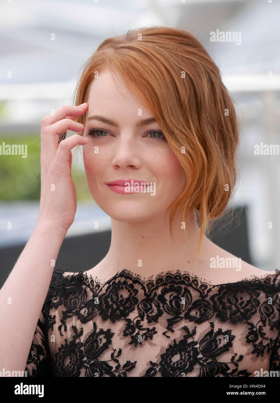 Emma Stone arrives at the photocall for the film, "Irrational Man" at ...