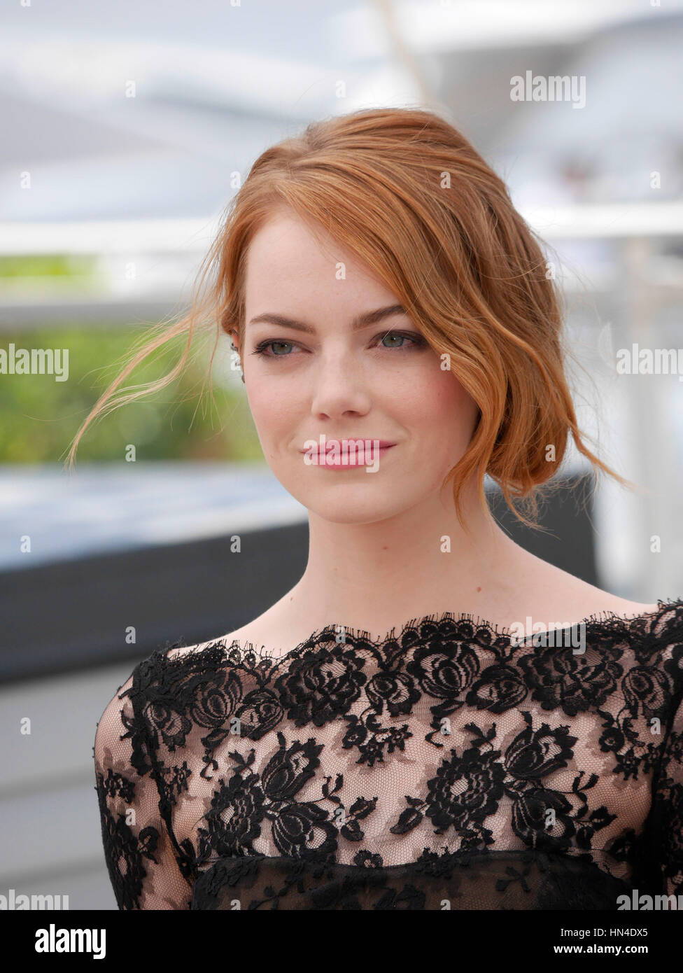 Emma Stone arrives at the photocall for the film, "Irrational Man" at ...