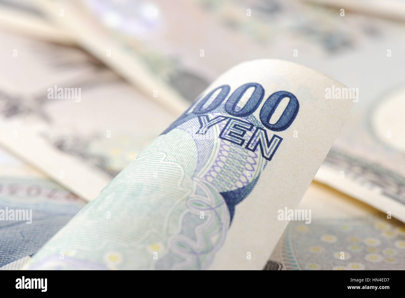 Japanese currency notes , Japanese Yen Stock Photo - Alamy