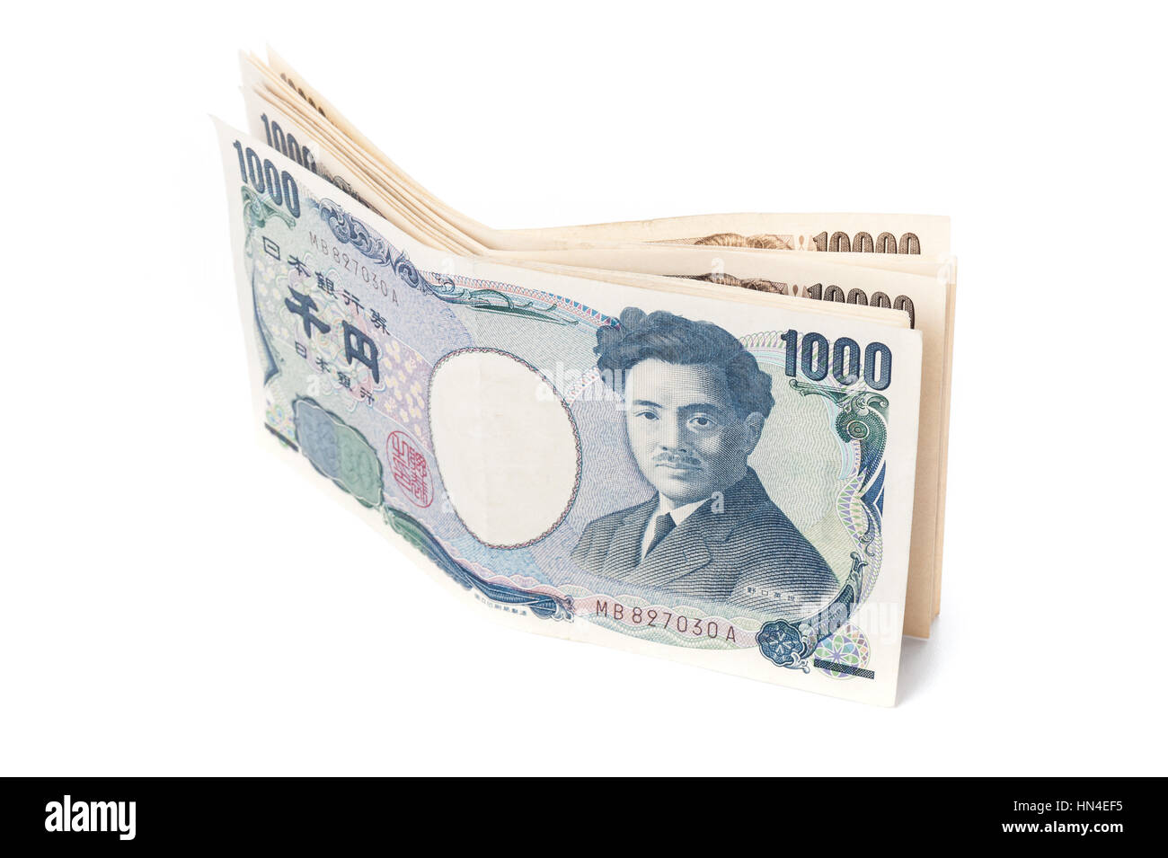 Japanese currency notes , Japanese Yen Stock Photo - Alamy