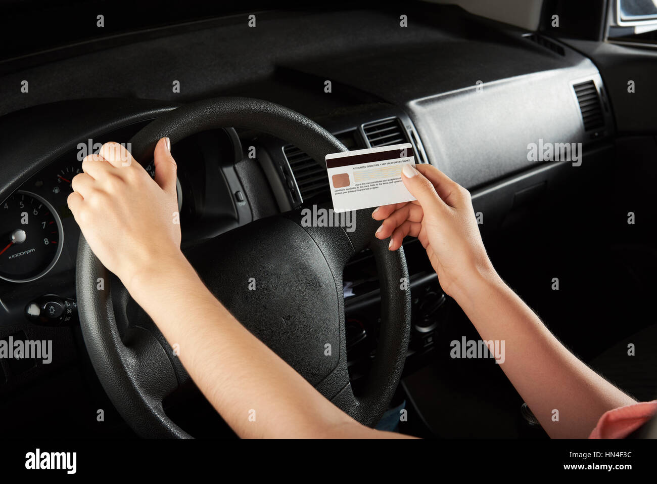 Car card hi-res stock photography and images - Alamy