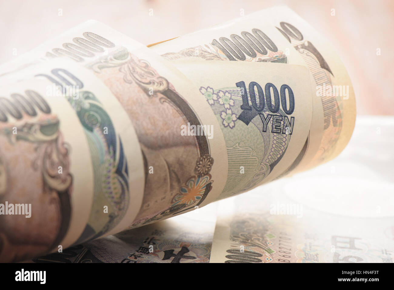 Japanese currency notes , Japanese Yen Stock Photo - Alamy