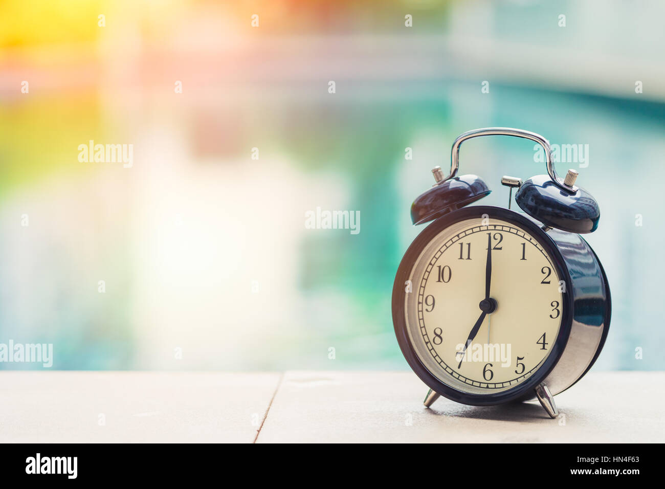 Clock 7 pm hi-res stock photography and images - Alamy