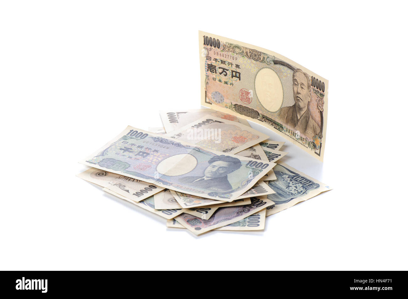 Japanese currency notes , Japanese Yen Stock Photo - Alamy