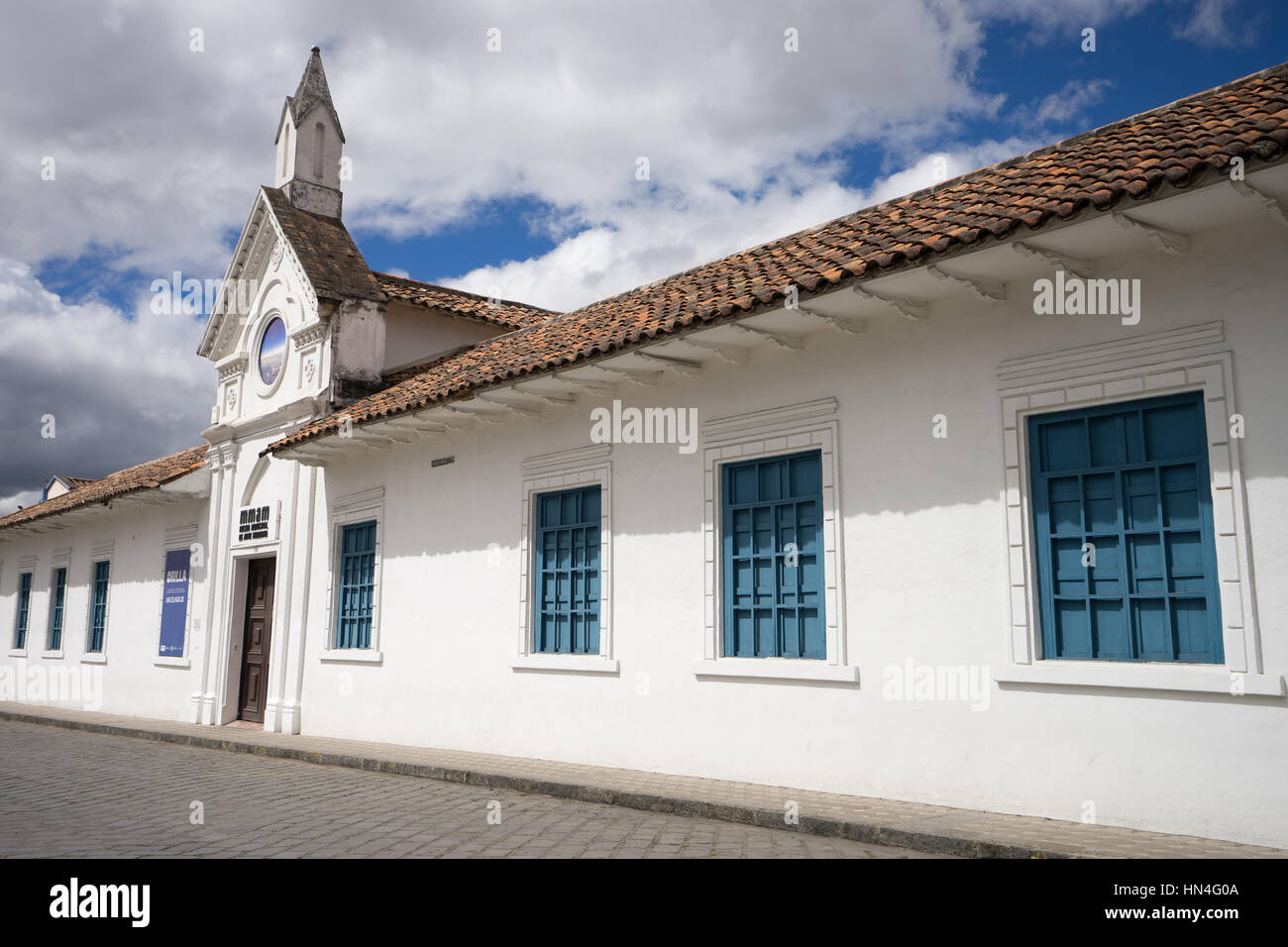 July 10, 2016 Cuenca, Ecuador: historical building of the museum of ...