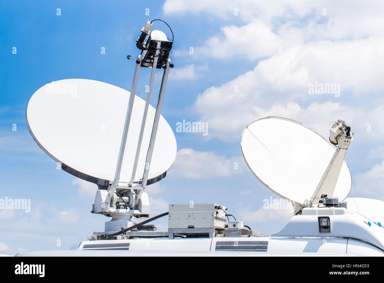 mobile satellite dish, digital media broadcast and data communication ...