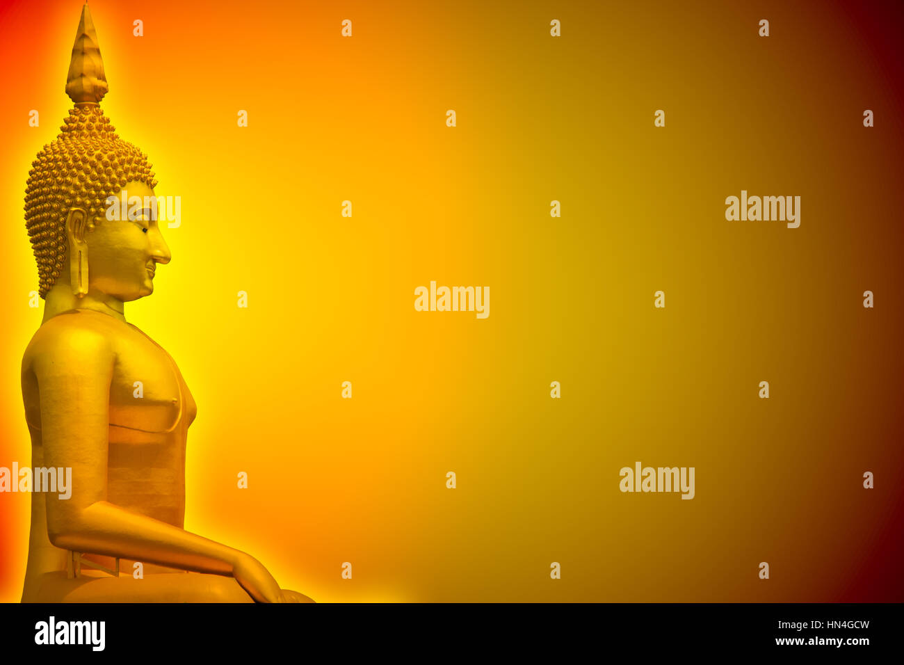 Golden buddha statue symbol wealth hi-res stock photography and images ...