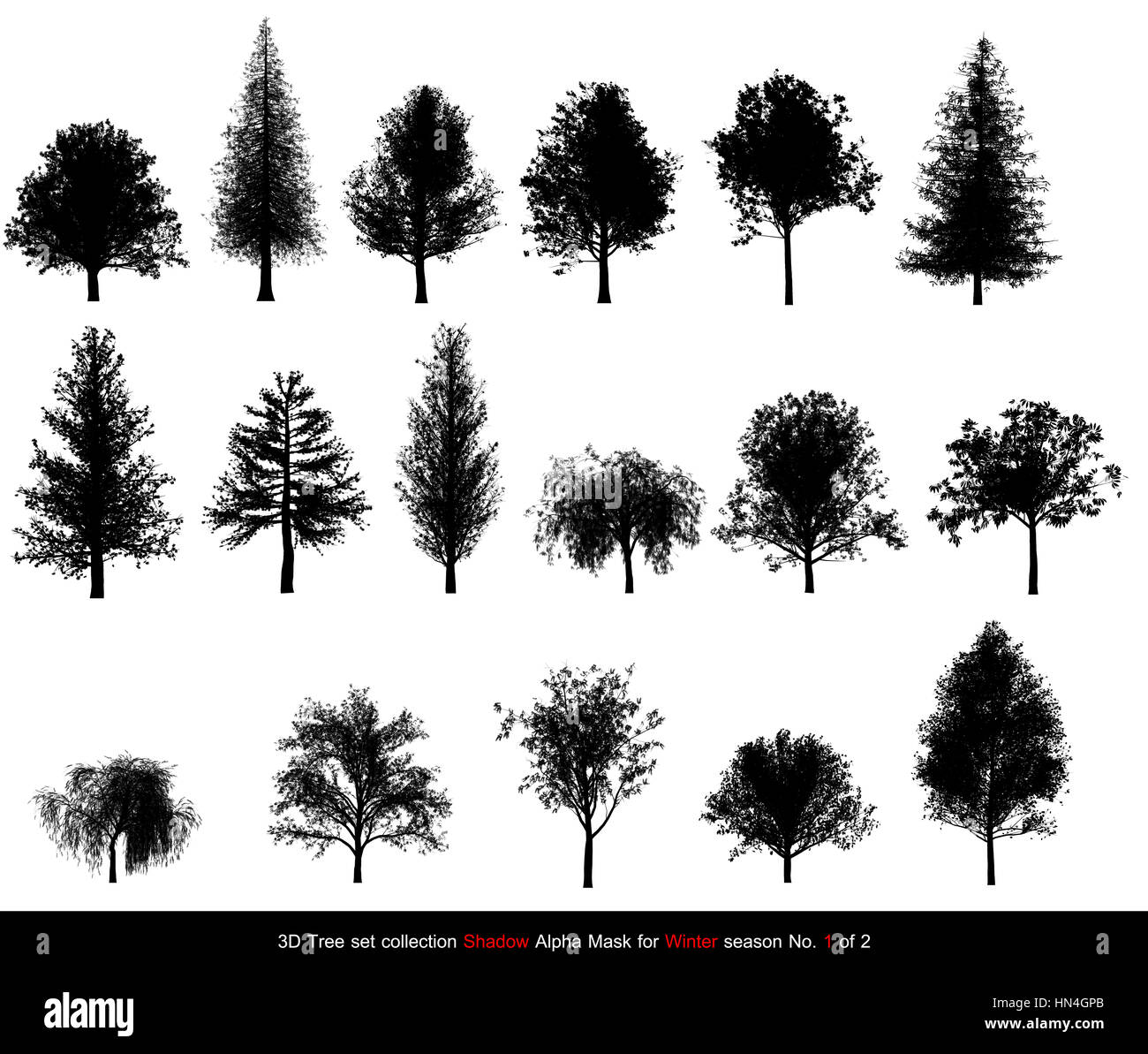 Tree alpha mask hi-res stock photography and images - Alamy