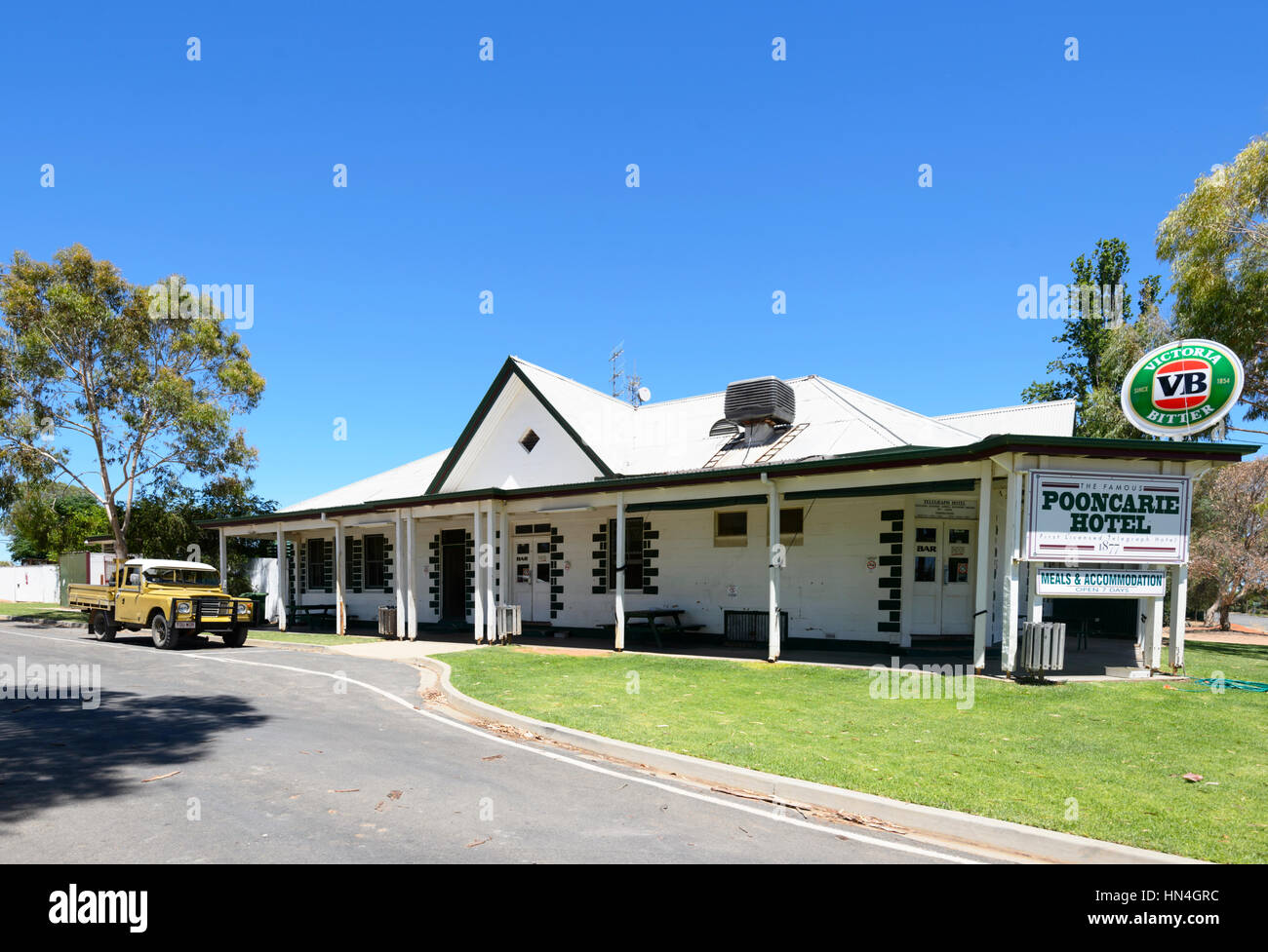 Outback pub, the Pooncarie Hotel, in the remote town of Pooncarie, New ...
