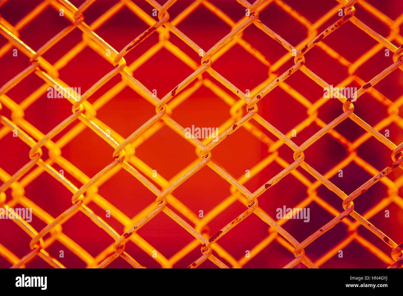 red steel for background, hot heat iron steel metal fence or steel wire ...
