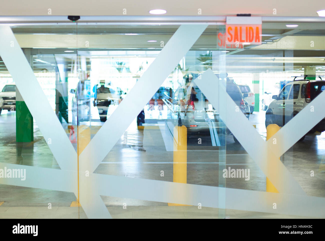 Entrance of parking hi-res stock photography and images - Alamy