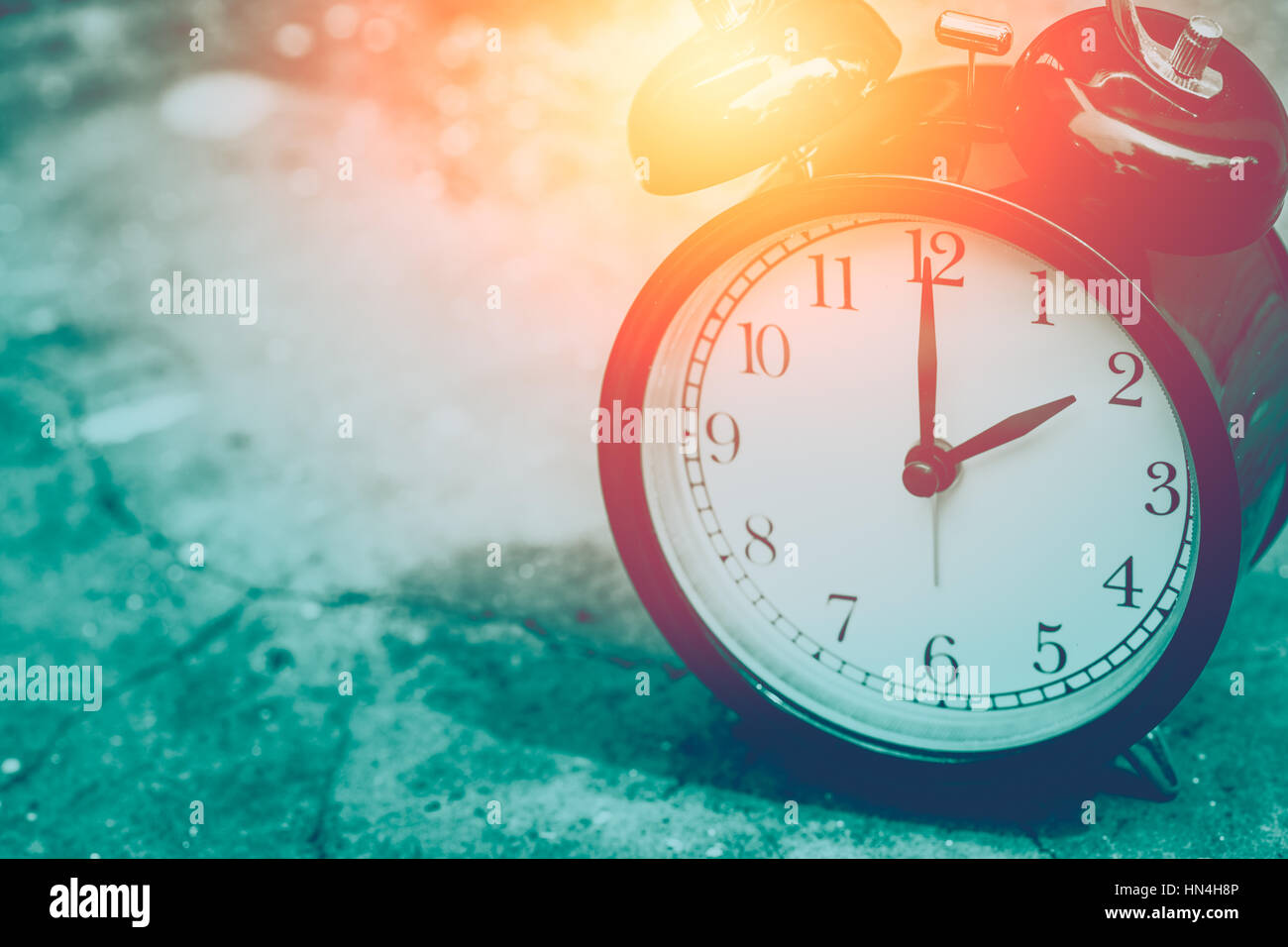Clock face showing time two hi-res stock photography and images - Alamy