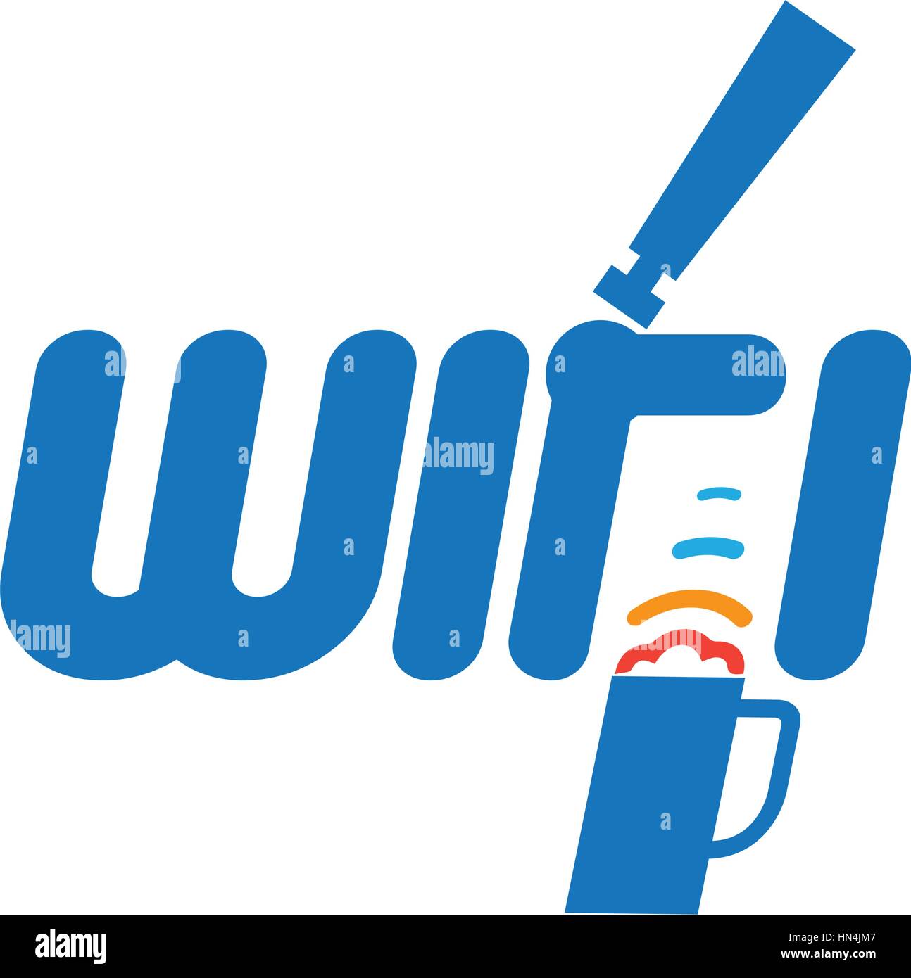 Wifi Logo Concept Design Stock Vector Image & Art - Alamy