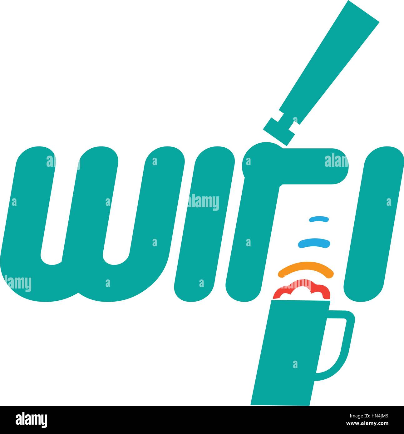 Wifi Logo Concept Design Stock Vector Image & Art - Alamy
