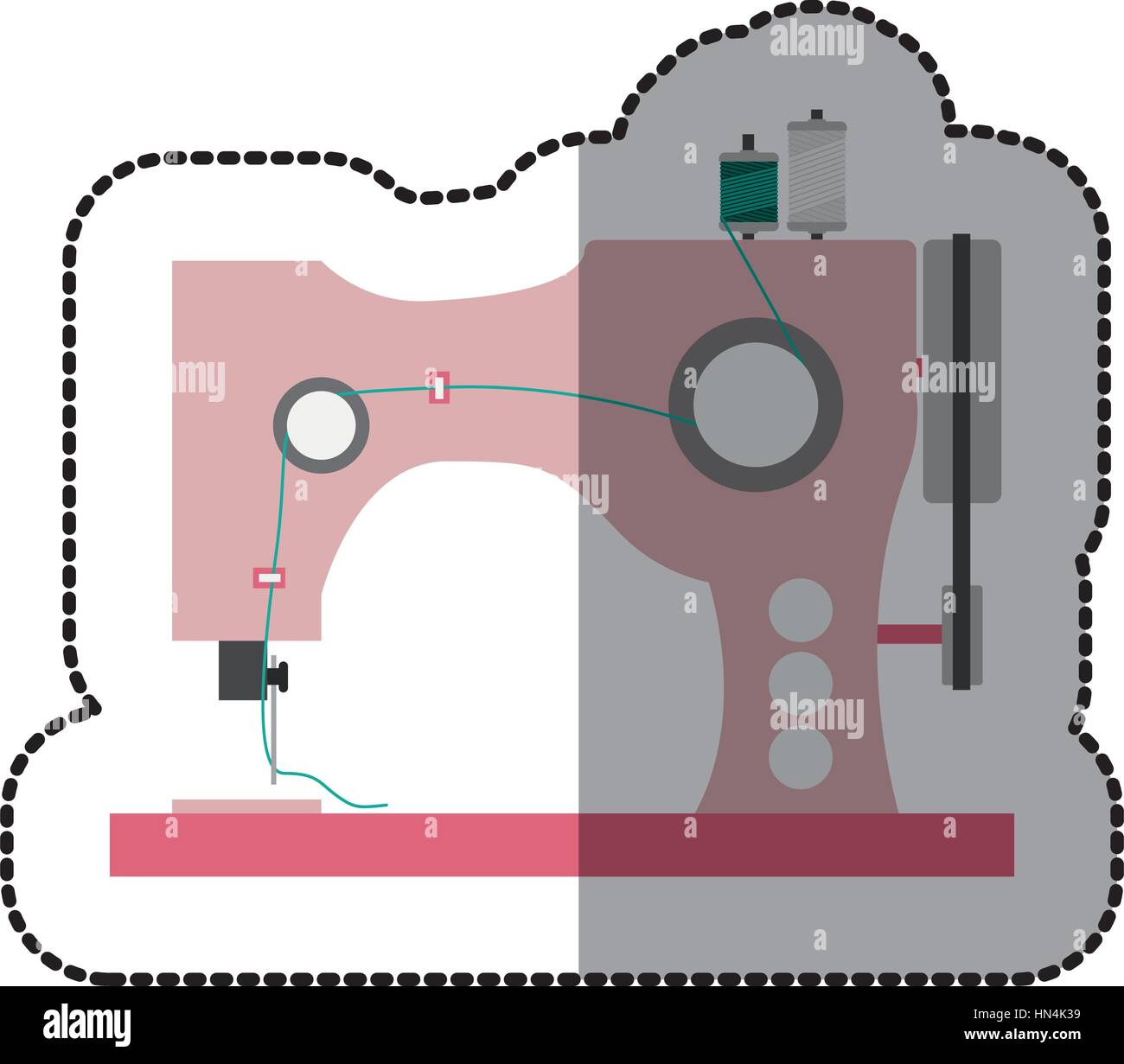 Sewing equipment and tools icon vector illustration graphic design ...