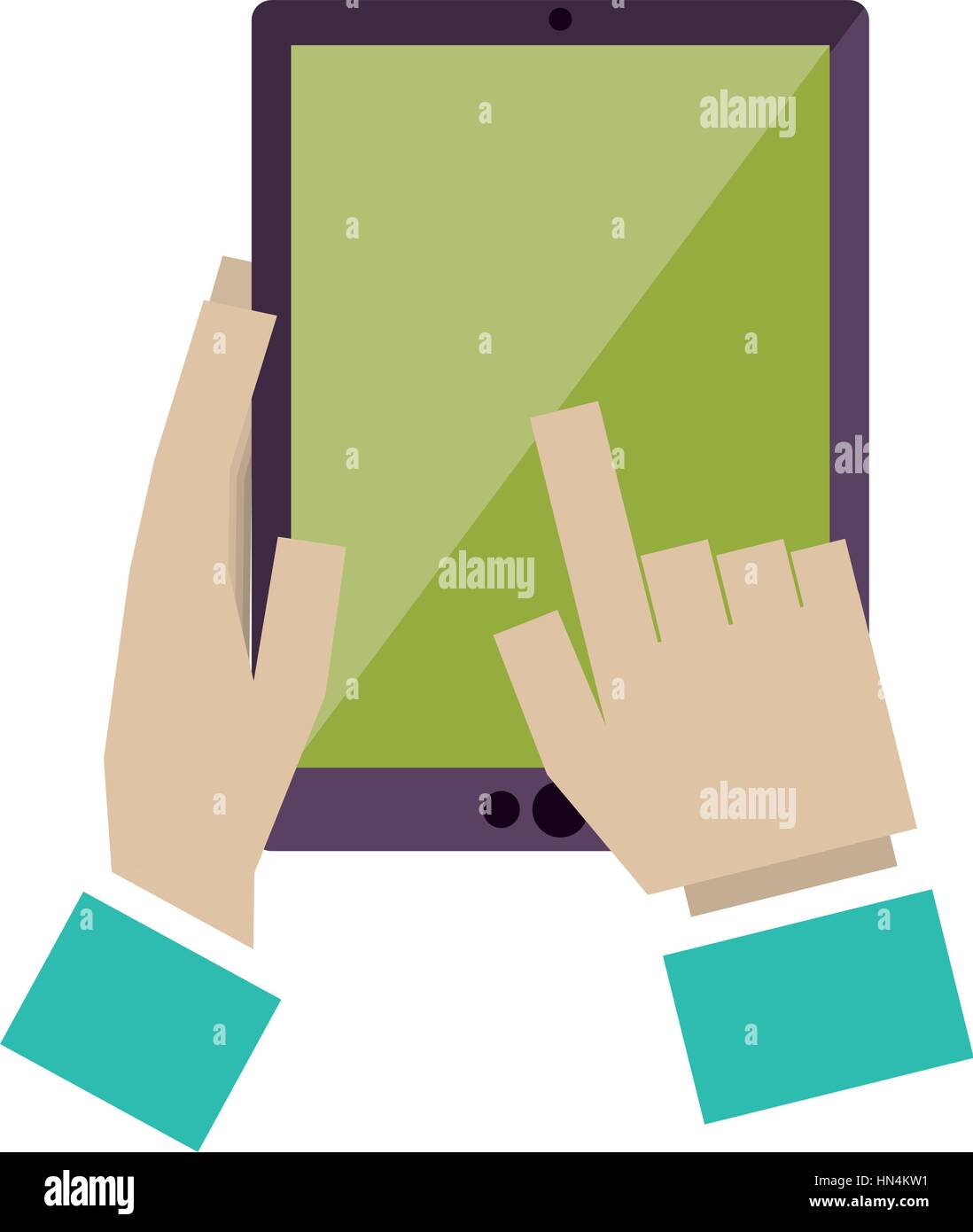 Touch screen technology icon vector illustration graphic design Stock ...