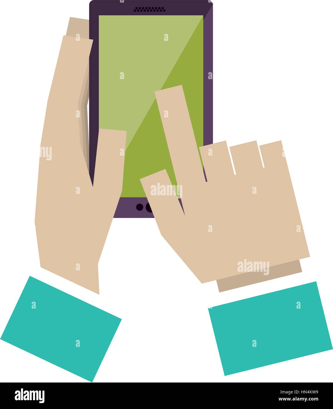 Touch screen technology icon vector illustration graphic design Stock ...