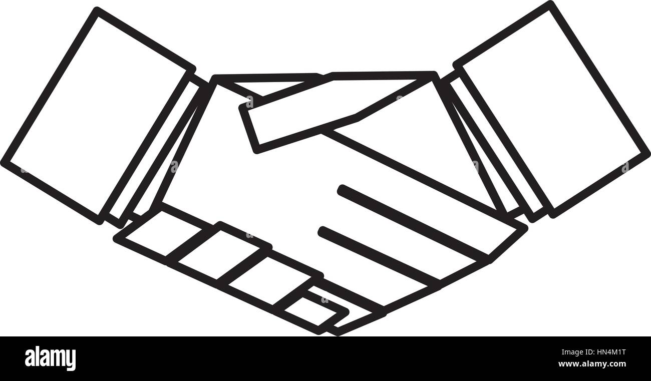 Handshake symbol isolated icon vector illustration graphic design Stock ...