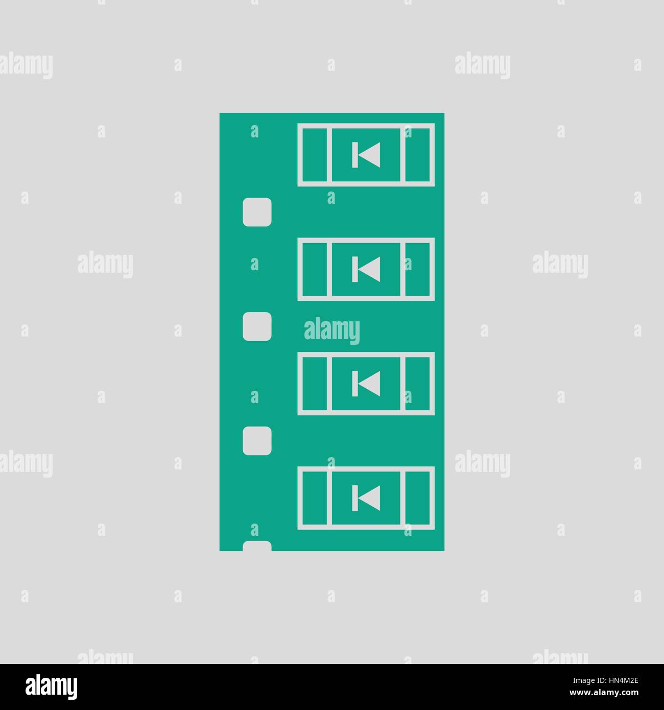 Diode smd component tape icon. Gray background with green. Vector ...