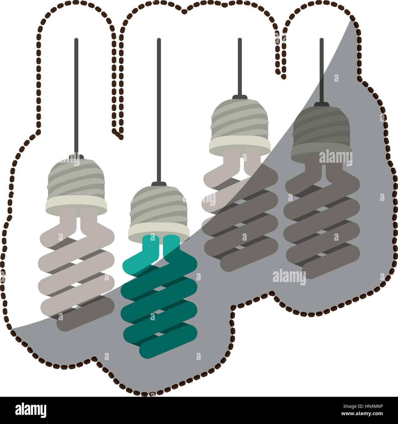 Bulb light energy icon vector illustration graphic design Stock Vector ...