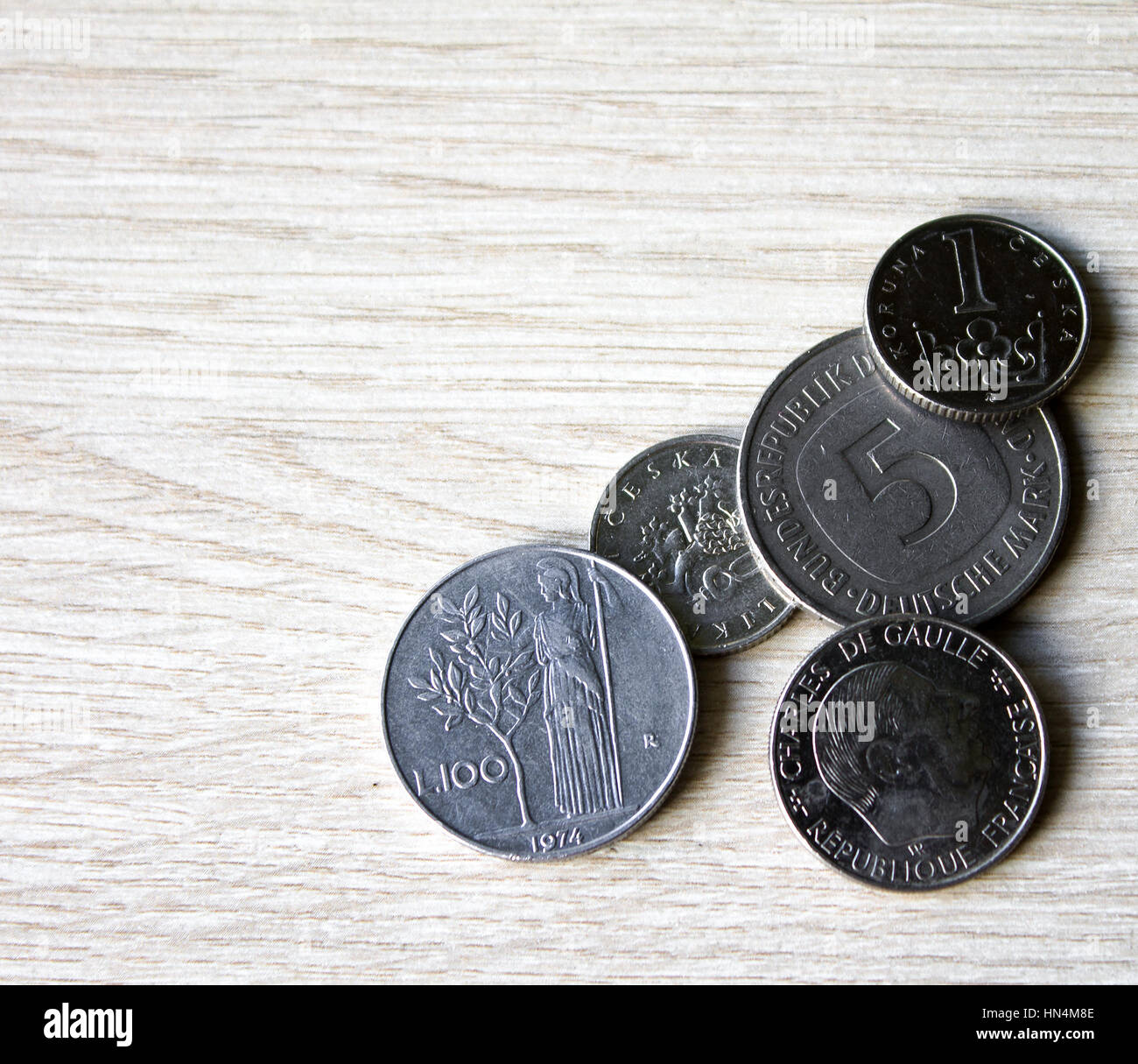 Silver coins spain hi-res stock photography and images - Alamy