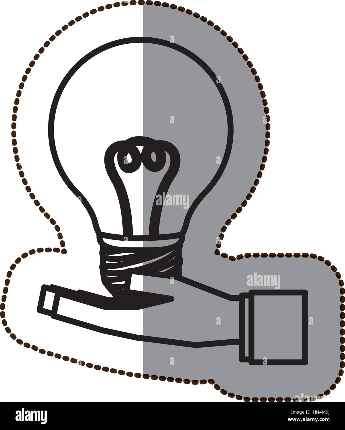 Bulb light energy icon vector illustration graphic design Stock Vector ...