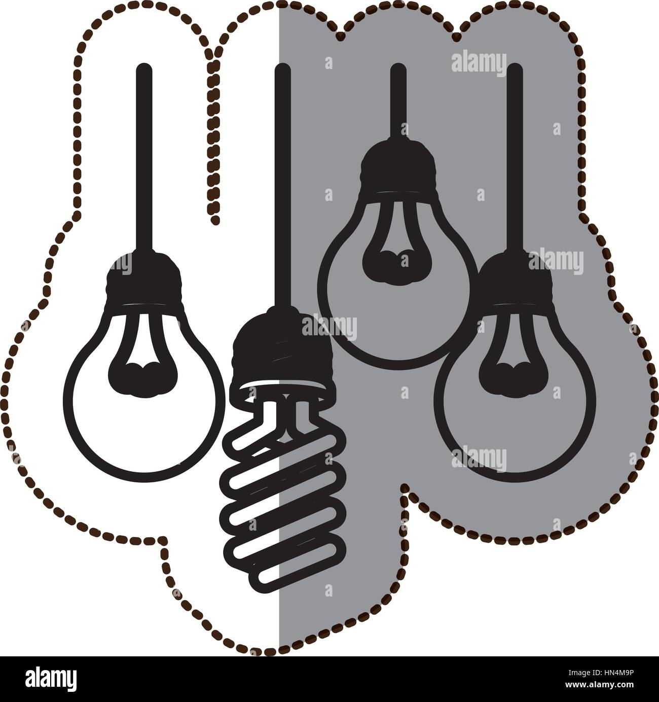 Bulb light energy icon vector illustration graphic design Stock Vector ...