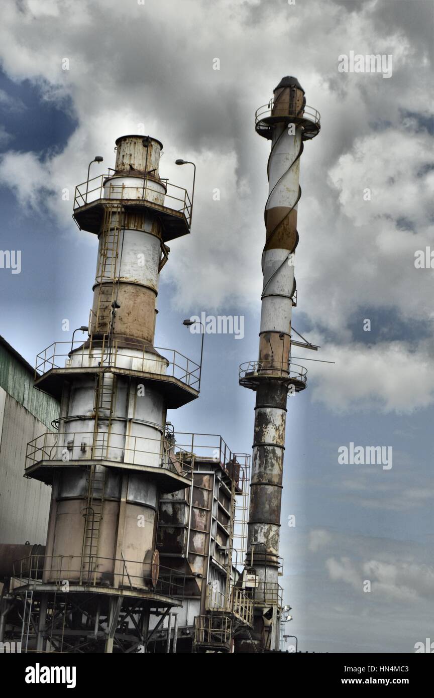 Industries and environment Stock Photo - Alamy