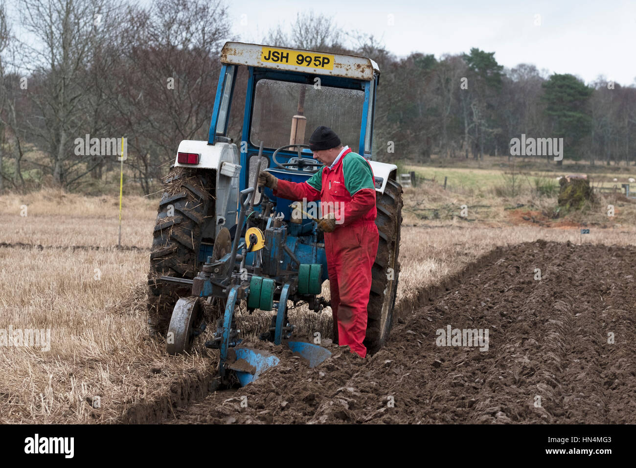 Ferguson 2 furrow plough hi-res stock photography and images - Alamy
