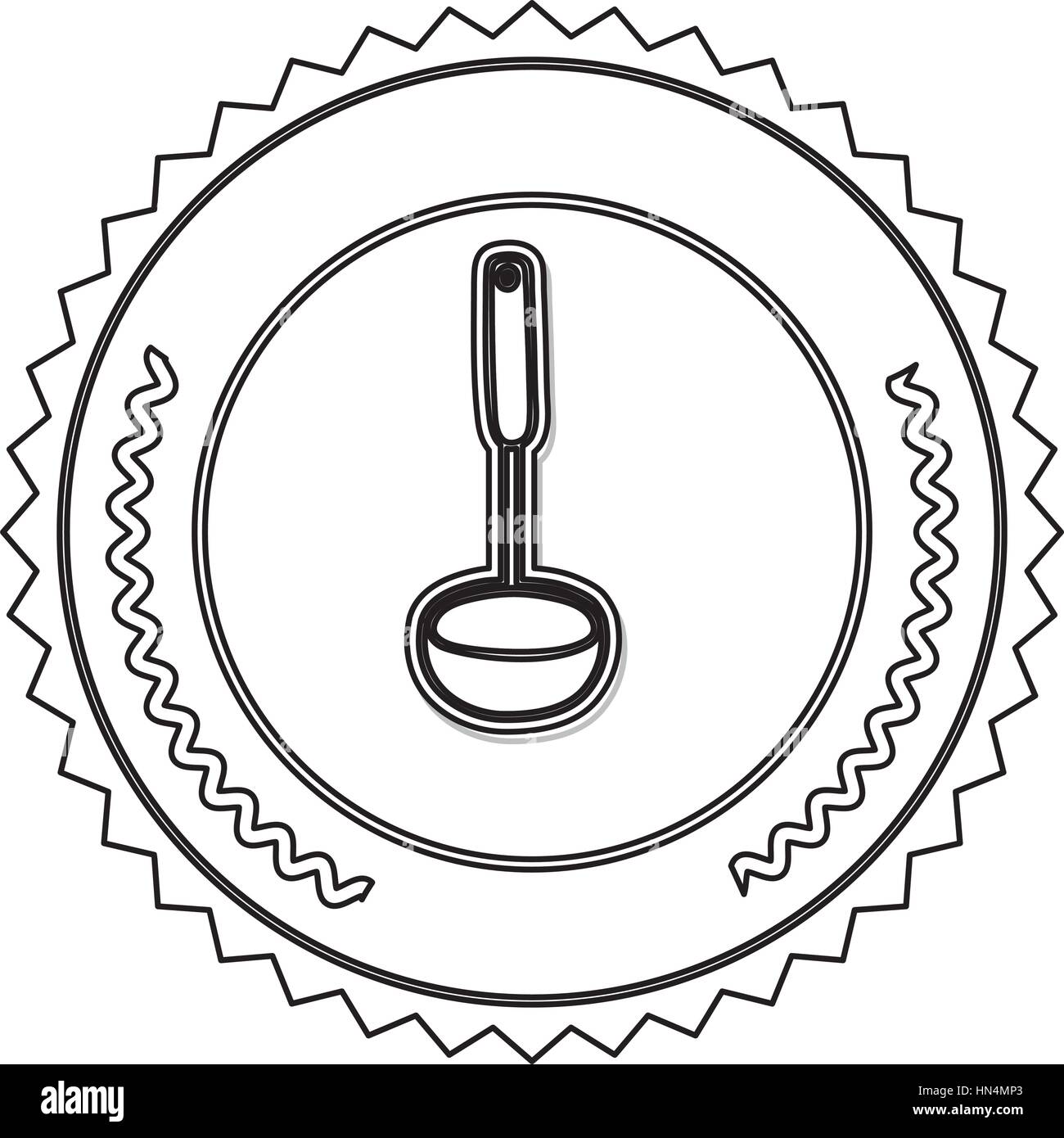 Kitchen cooking utensil icon vector illustration graphic design Stock ...