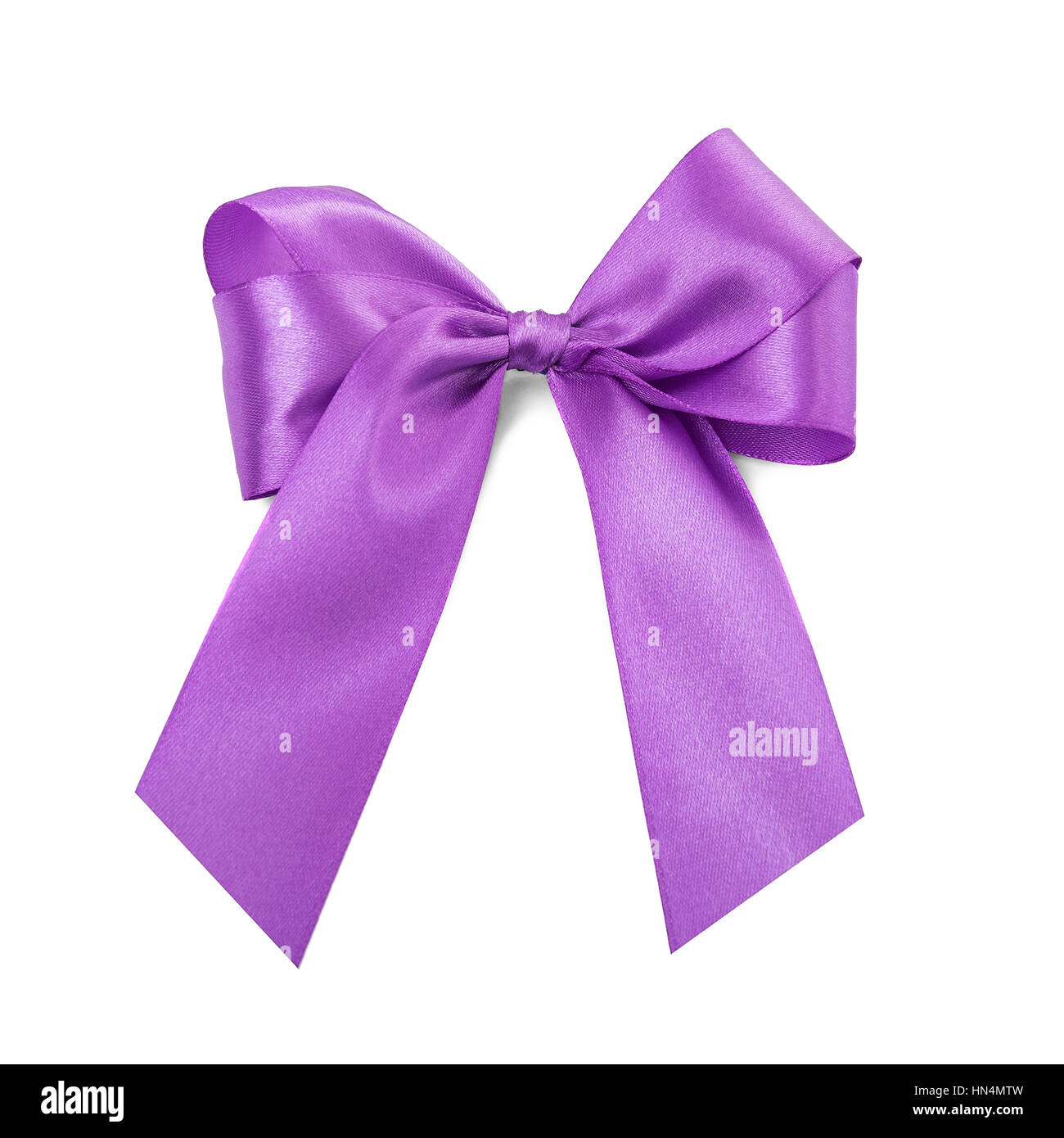 Beautiful violet bow Stock Photo - Alamy