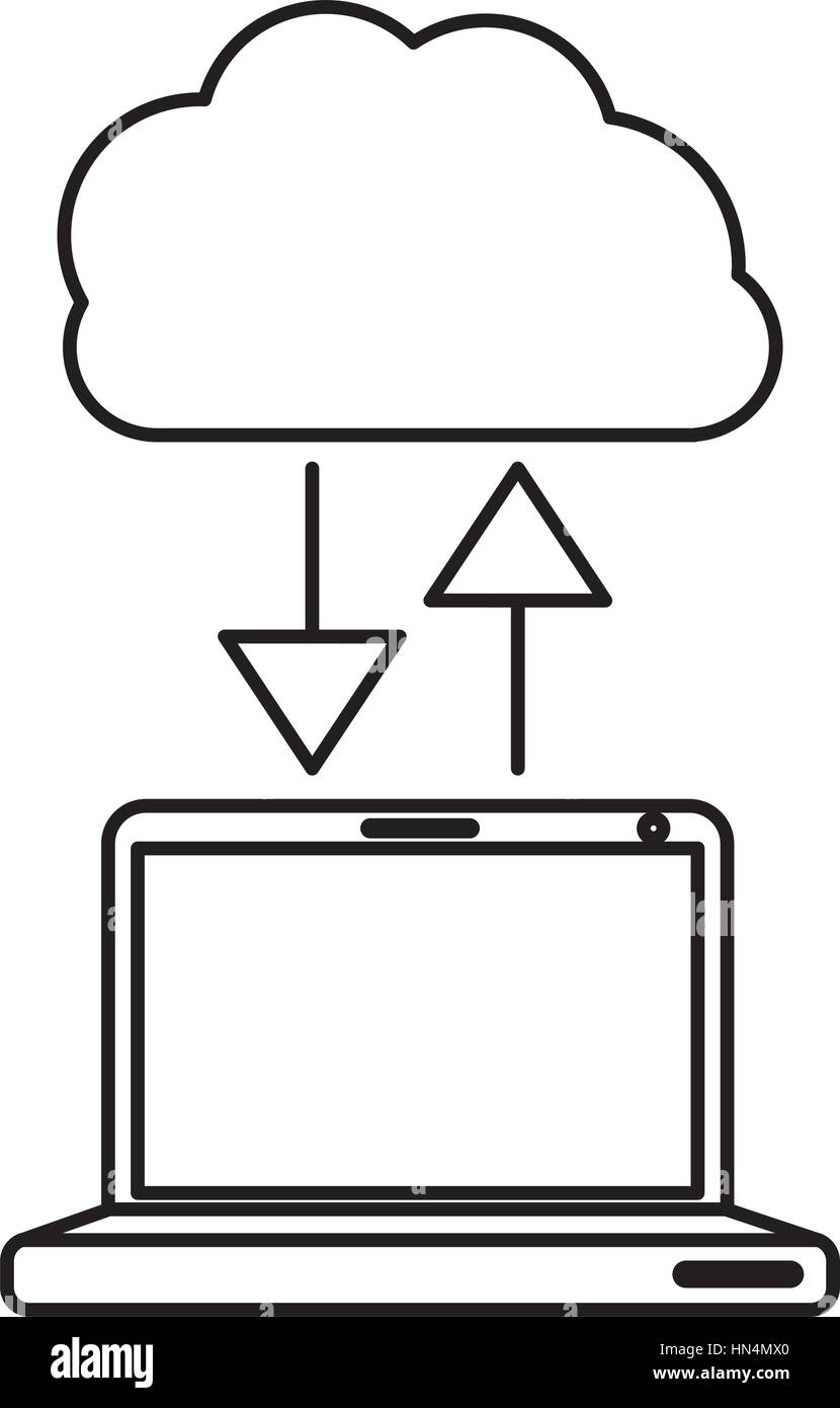 Cloud computing technology icon vector illustration graphic design Stock Vector Image & Art - Alamy